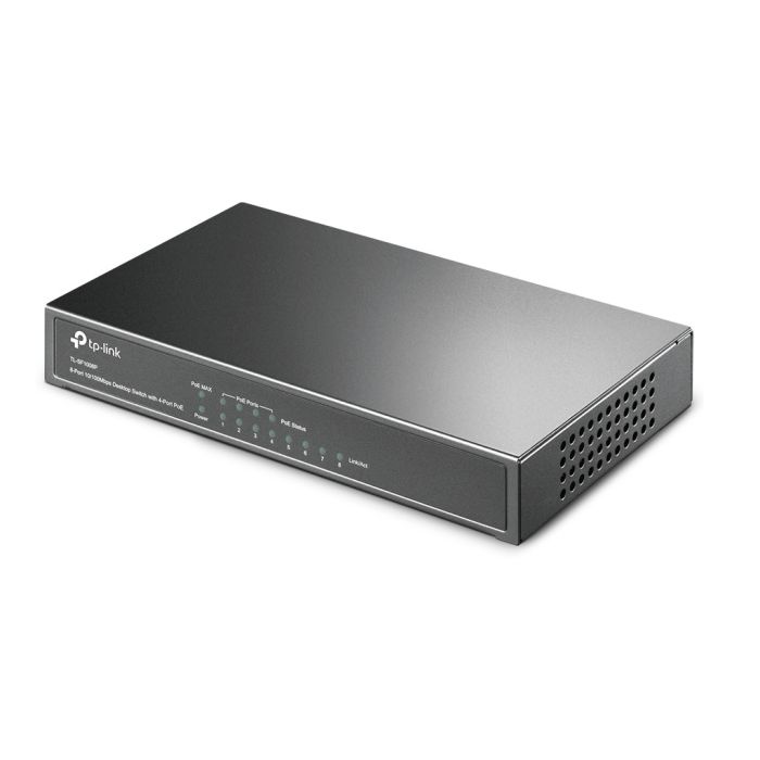 TP-Link TL-SF1008P switch POE 8X10/100 Mbps RJ45 ports 4xPoE+ ports