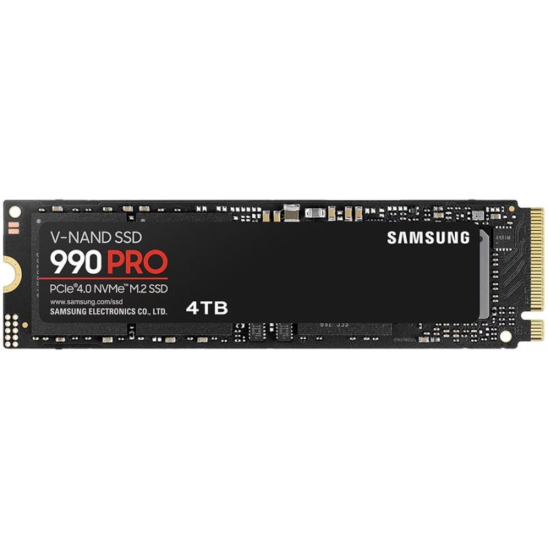 SAMSUNG 990 Pro SSD Client M.2 22x80mm NVMe PCIe® Gen4 4 TB, Sequential ...