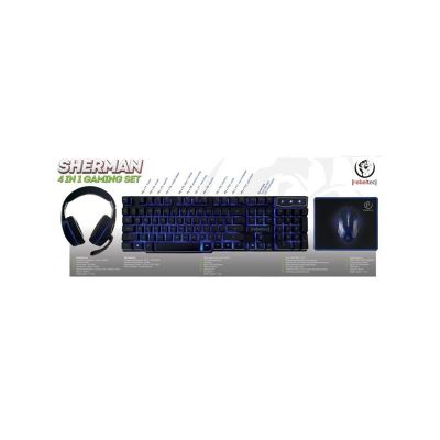 Tastatura SET Rebeltec wired gaming set keyboard + headphones + mouse ...