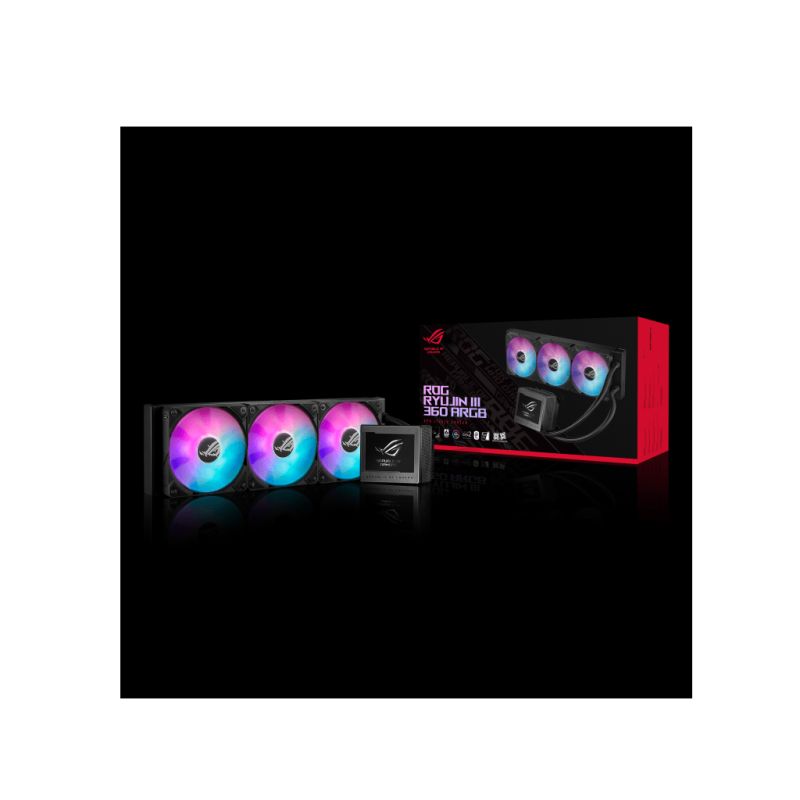 ASUS ROG RYUJIN III 360 ARGBAIO liquid CPU coolerFull Color 3,5" LCD ...