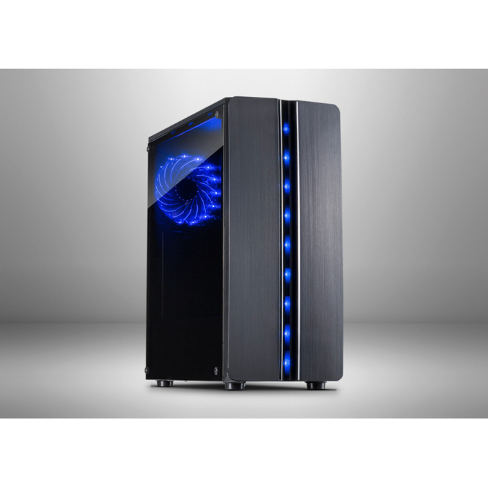 Inter-tech Case Thunder ATX, mATX, ITX, 1x 120mm fan, tinted window ...