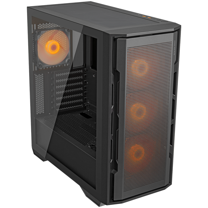 COUGAR | Uniface RGB Black | PC Case | Mid Tower / Mesh Front Panel / 4 ...