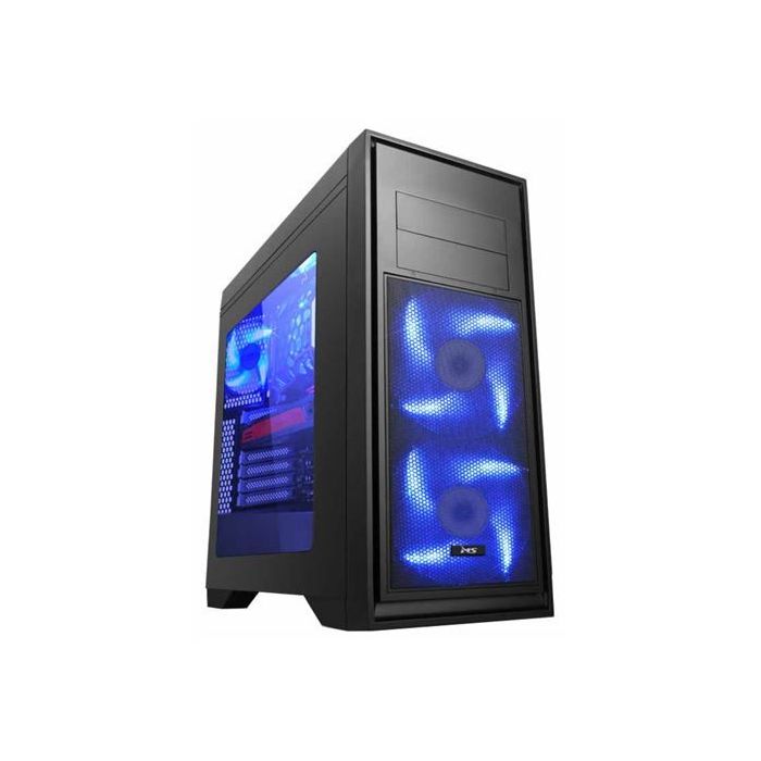 MS TITAN PRO gaming kućište plavi LED ventilatori