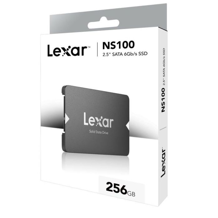 SSD Lexar® 256GB NS100 2.5” SATA (6Gb/s) Solid-State Drive, up to 520MB ...