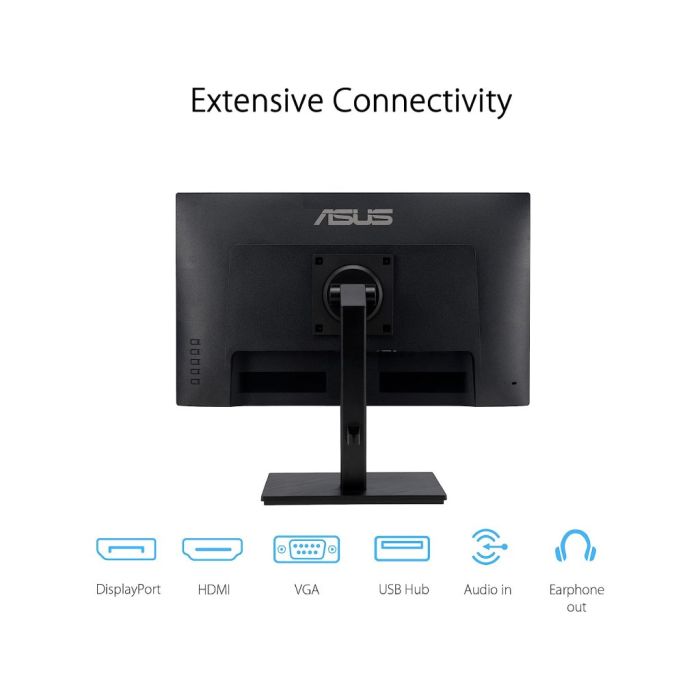 Asus 23,8" monitor VA24EQSBIPS,FHD,300cd,5ms,75hz,VGA,HDMI,DP,2xUSB,SPK ...